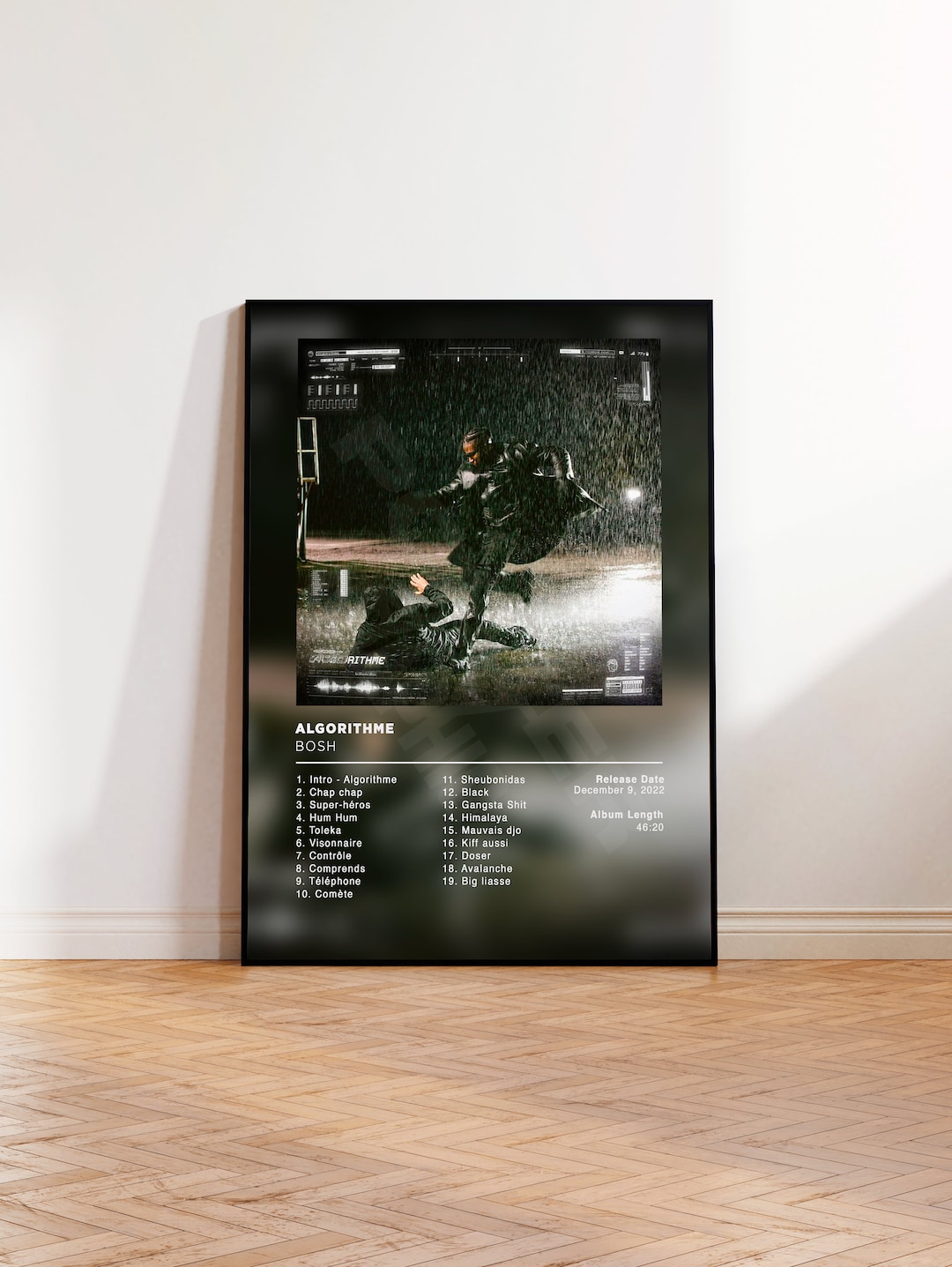 Album Poster Bosh Algorithm, Rap Posters, Album Cover, Album Wall Art ...