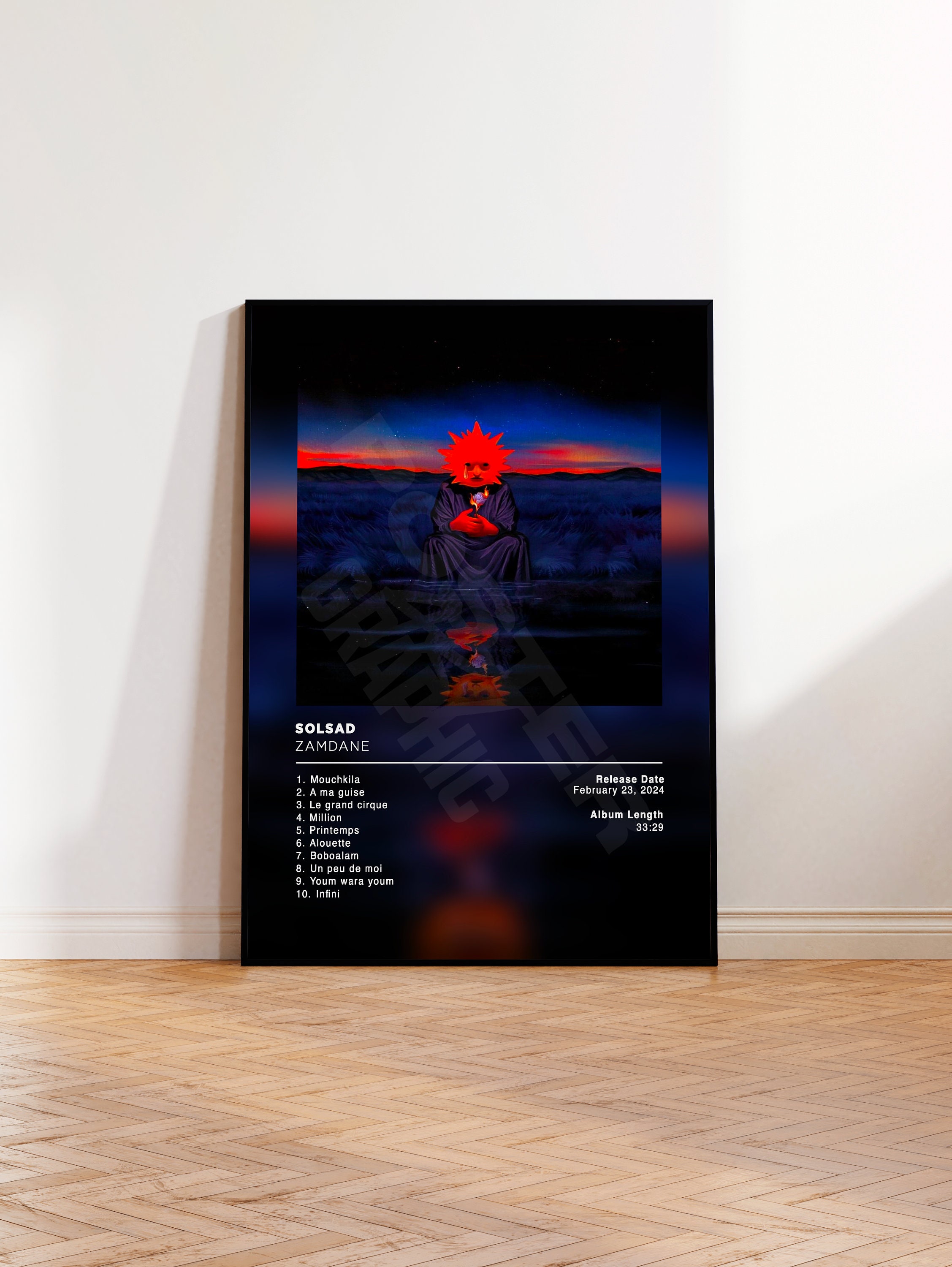 Album Poster Solsad De Zamdane, Rap Posters, Album Cover, Album Wall ...