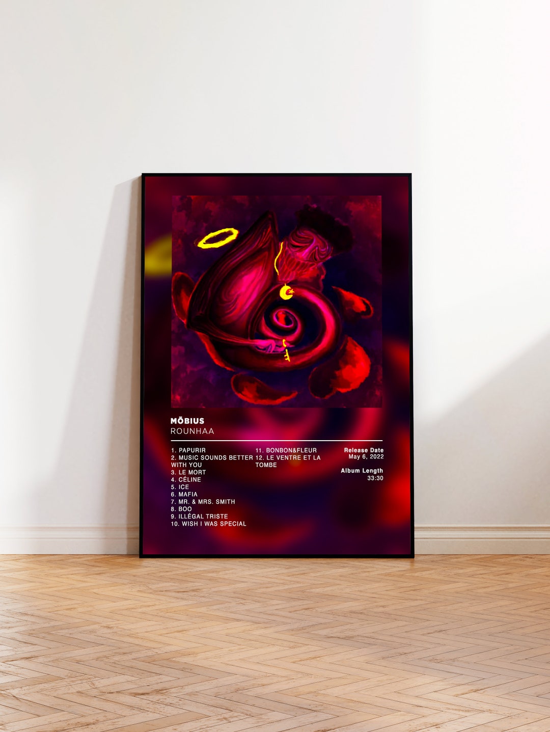 Album Poster Mobius by Rounhaa, Rap Posters, Album Cover, Album Wall ...