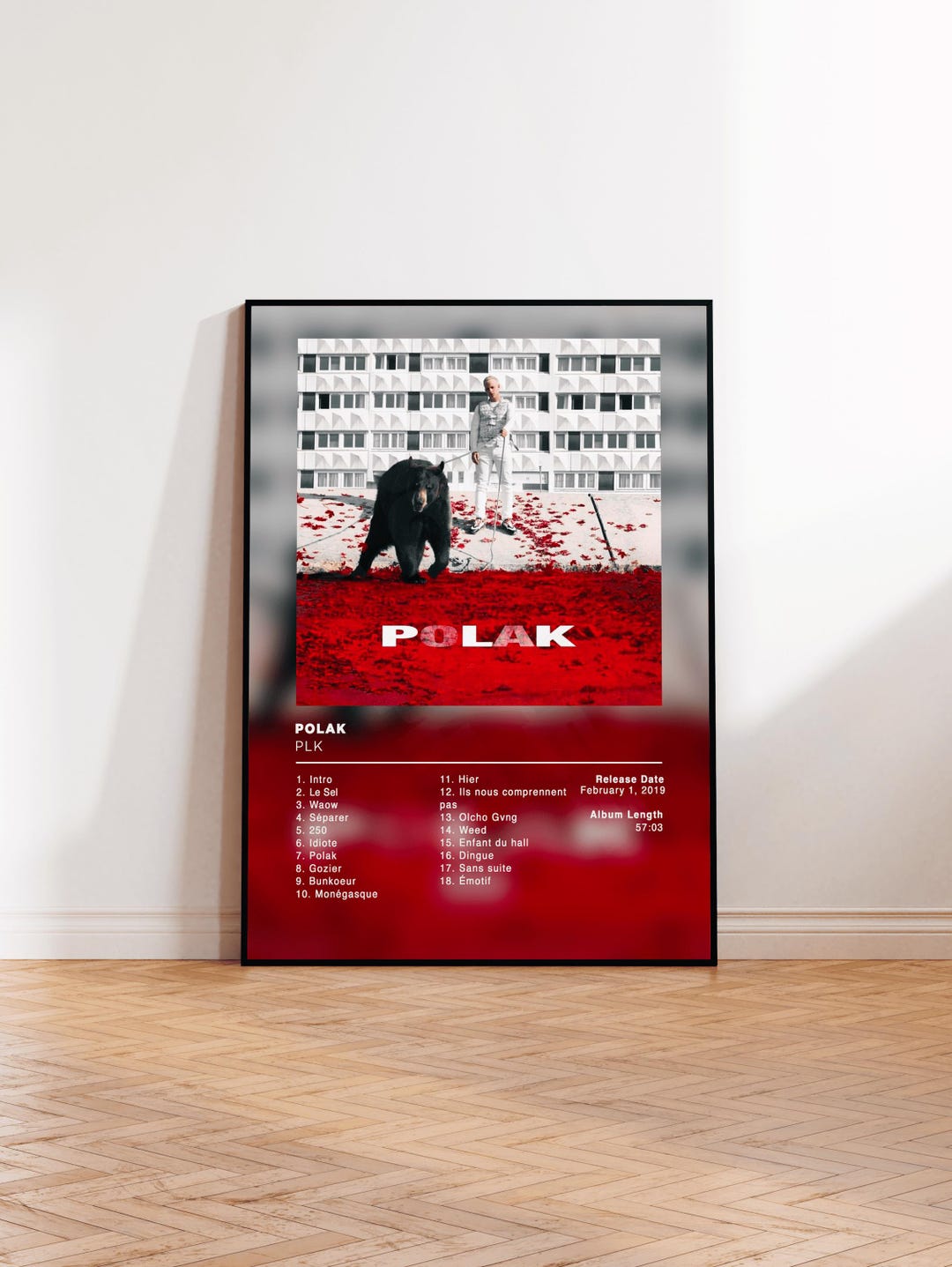 Album Poster Polak by PLK, Rap Posters, Album Cover, Album Wall Art, Custom Album Poster, Rapper ...