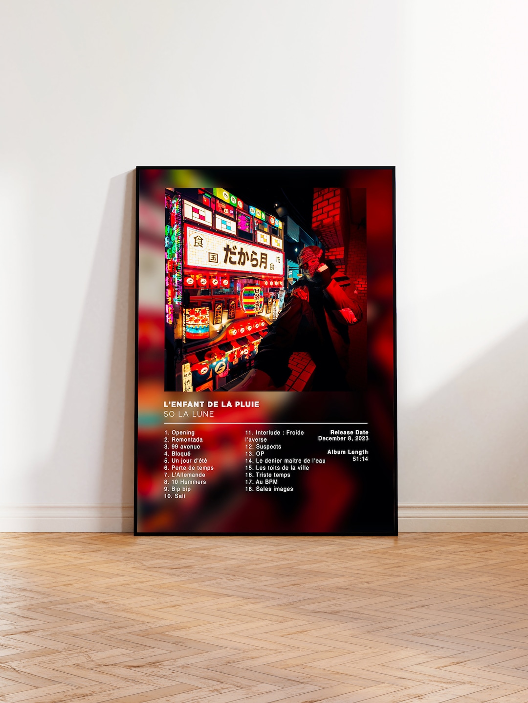 Album Poster the Child of the Rain by so La Lune, Rap Posters, Album ...