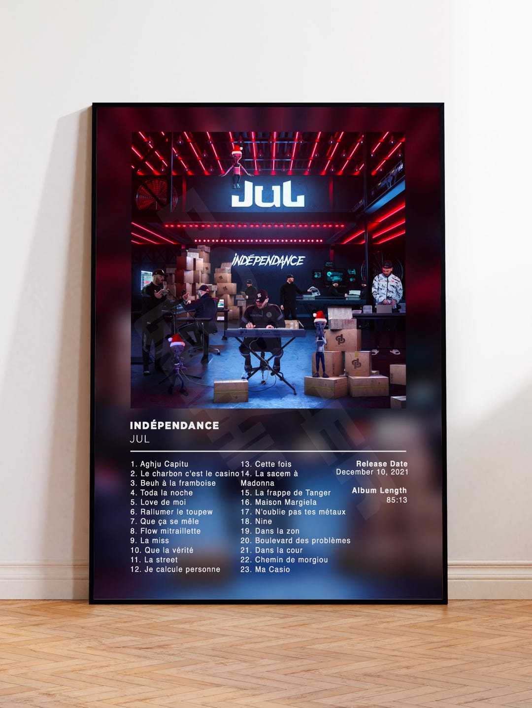 Jul's Independence Album Poster, Rap Posters, Album Cover, Album Wall ...