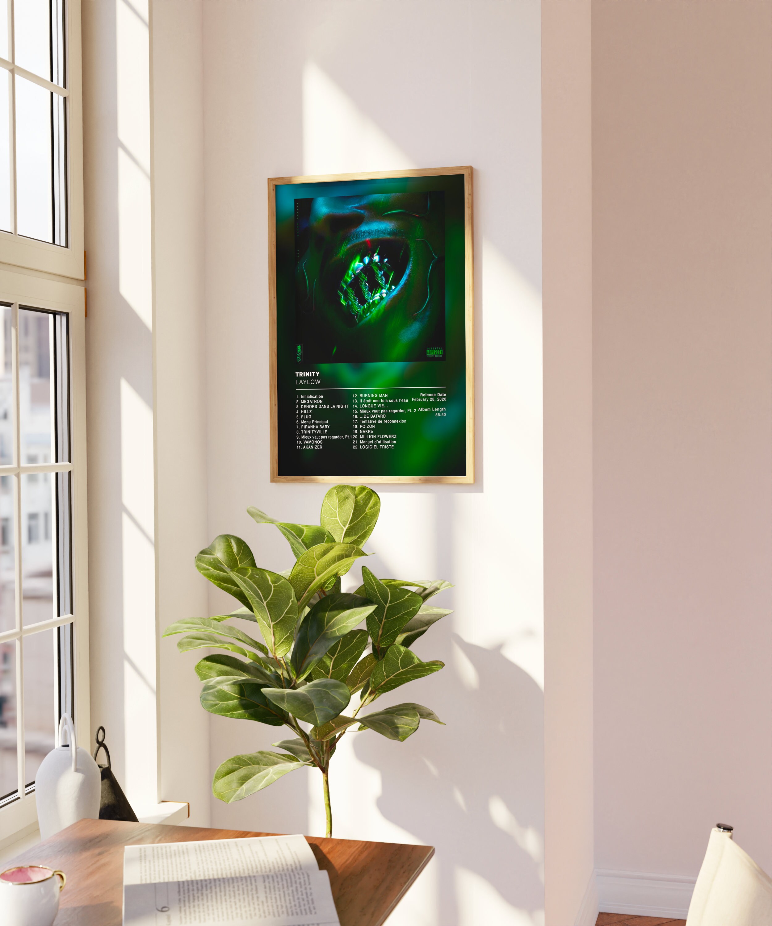 Album Poster Trinity de Laylow, rap posters, album cover, album wall ...