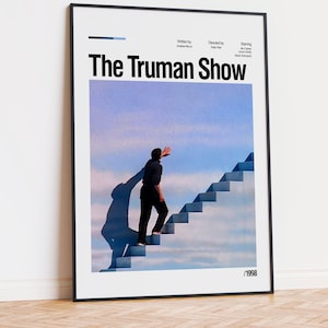 Truman Show Movie Poster, Minimalist Movie Poster, Custom Poster ...