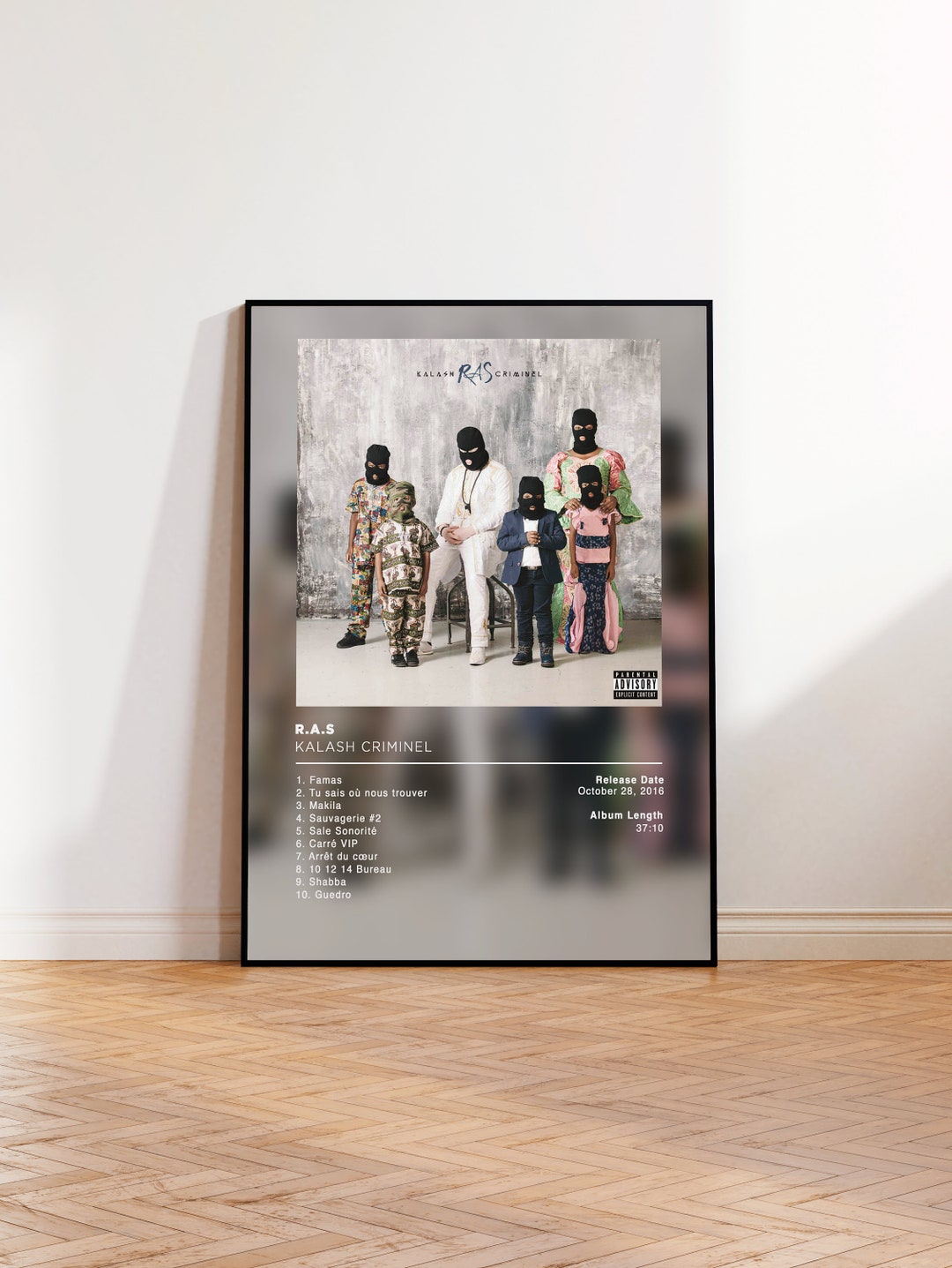 Album Poster RAS by Kalash Criminel, Rap Posters, Album Cover, Album ...