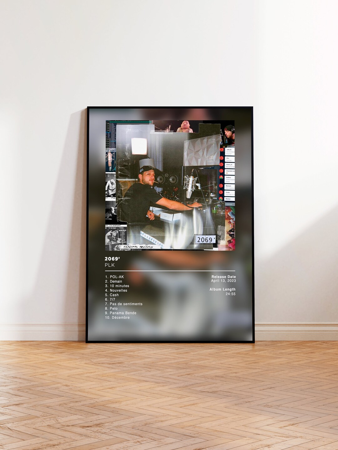 Album Poster 2069' de PLK, rap posters, album cover, album wall art ...