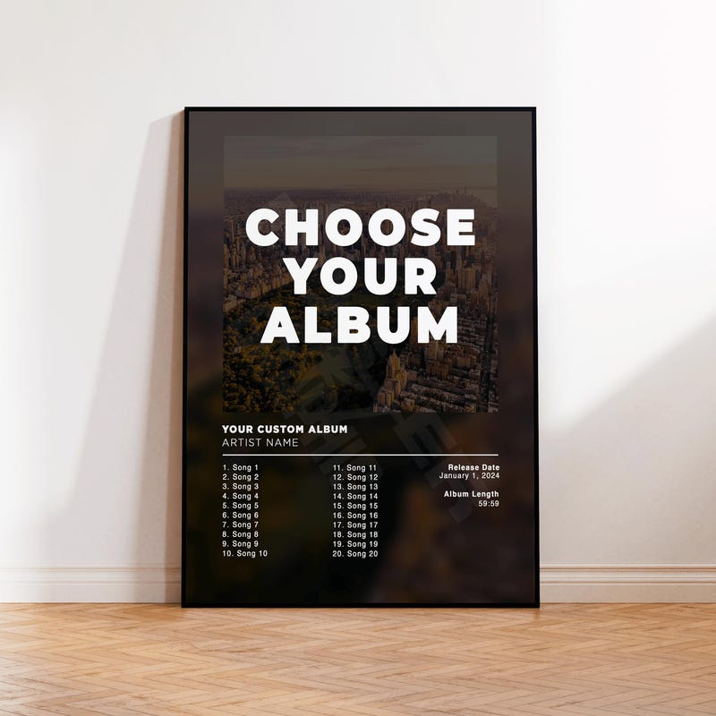 Album Cover Posters - Etsy