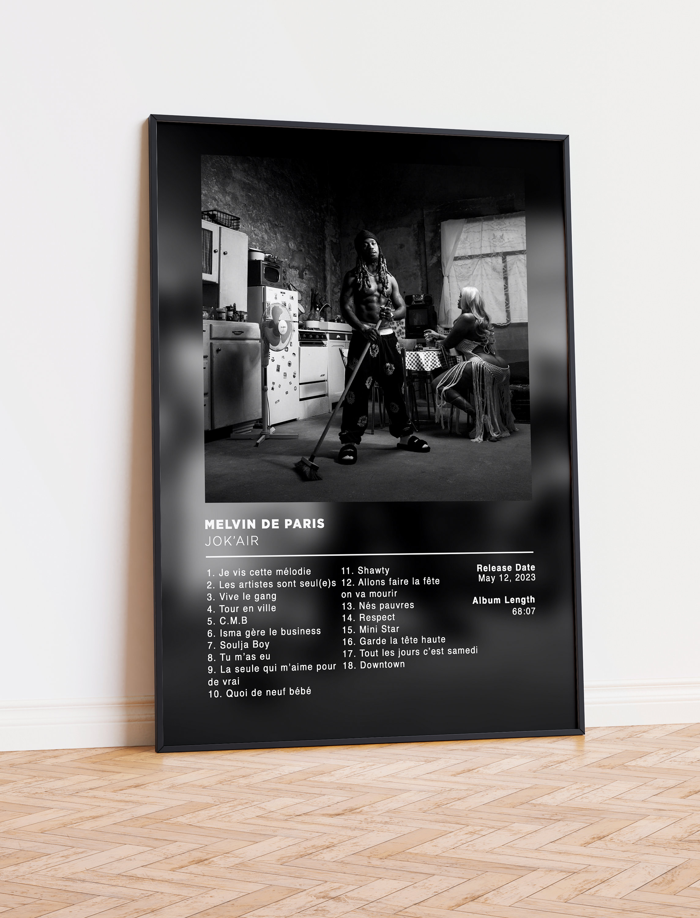 Album Poster Melvin De Paris by Jok'air, Rap Posters, Album Cover ...