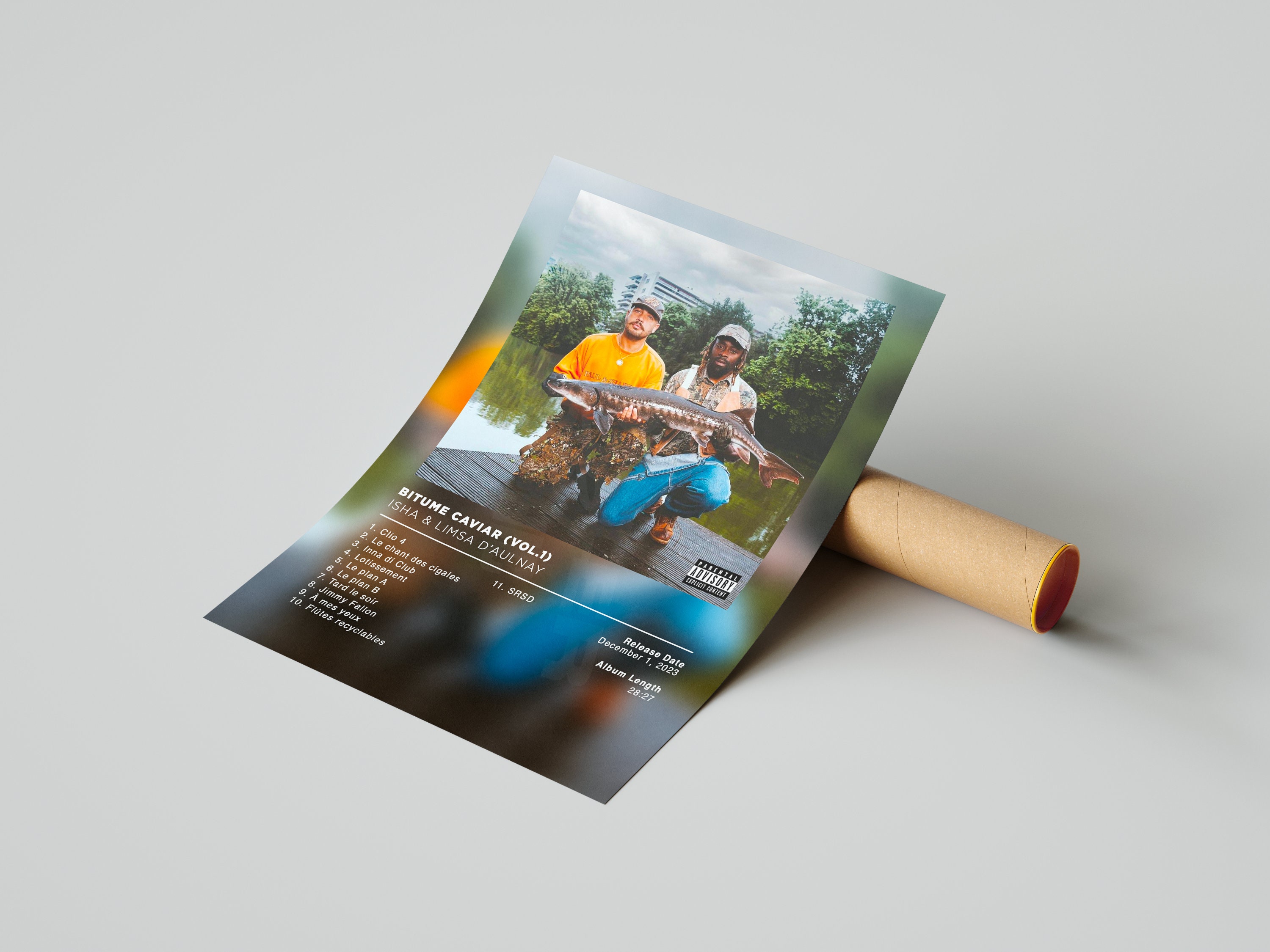 Album Poster Bitume Caviar Vol.1 de Isha & Limsa d'Aulnay, rap posters ...