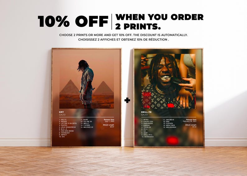 Album Poster KMT by Gazo, Rap Posters, Album Cover, Album Wall Art ...