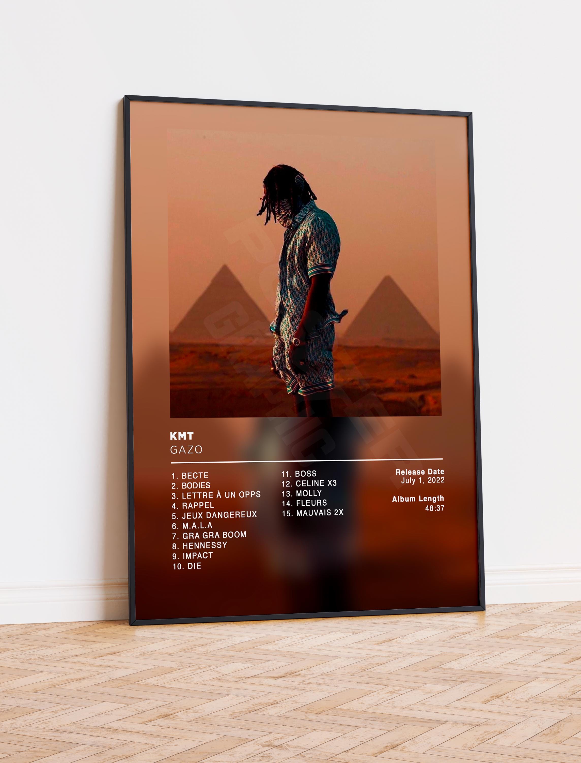 Album Poster KMT by Gazo, Rap Posters, Album Cover, Album Wall Art ...