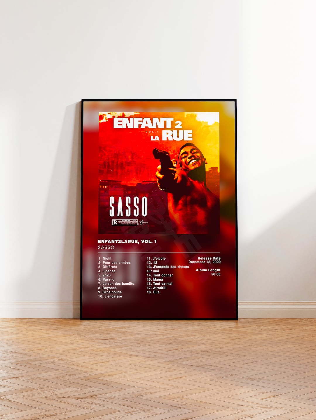 Album Poster Enfant2LaRue, Vol.1 de Sasso rap posters, album cover ...