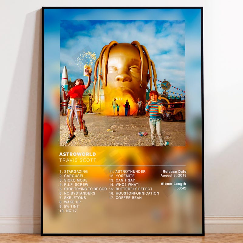 Astroworld Album Cover - Etsy