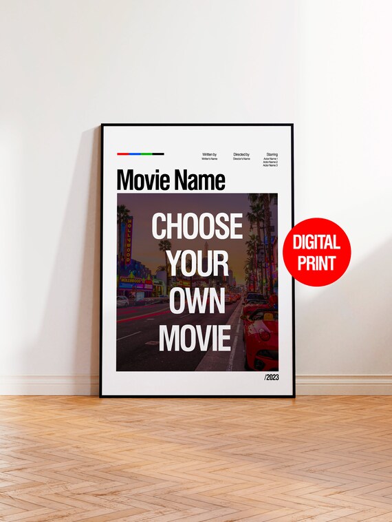 Print Your Own Movie Poster