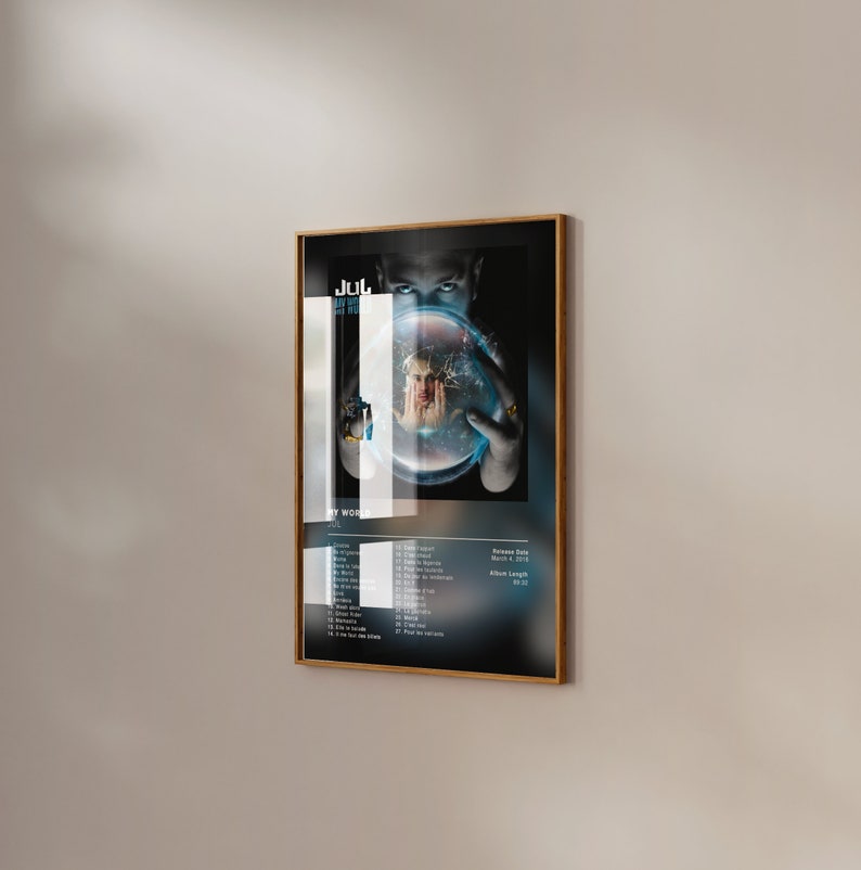 Album Poster My World de Jul, rap posters, album cover, album wall art ...