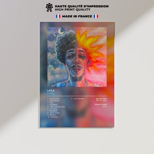 Album Poster Laila by Khali, Rap Posters, Album Cover, Album Wall Art ...