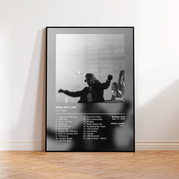 High on Life Future Album Poster - Etsy