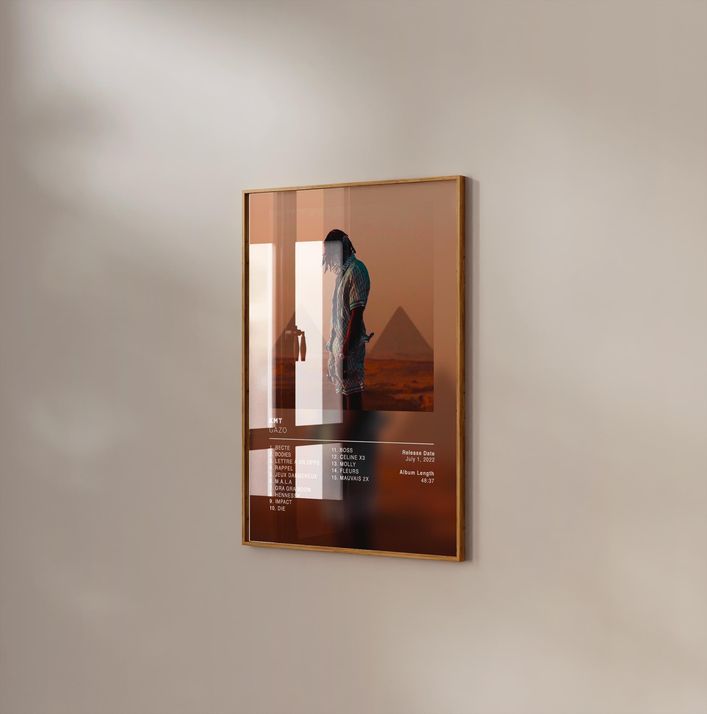 Album Poster KMT by Gazo, Rap Posters, Album Cover, Album Wall Art ...