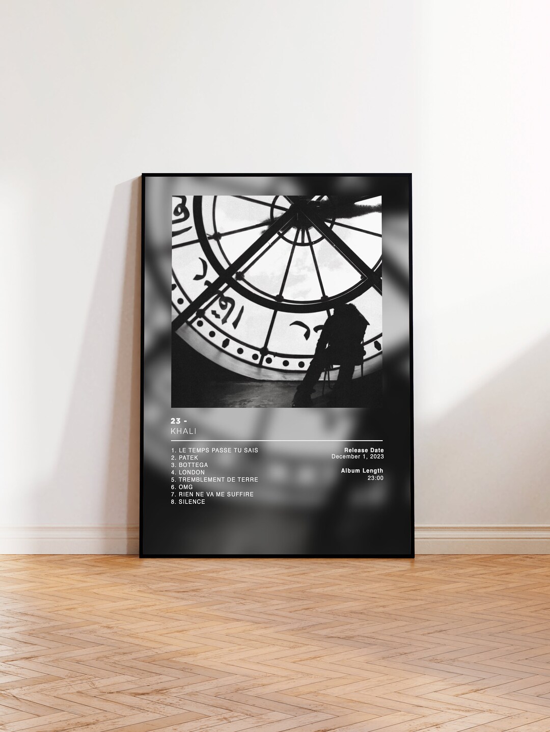 Album Poster 23 de Khali, rap posters, album cover, album wall art ...