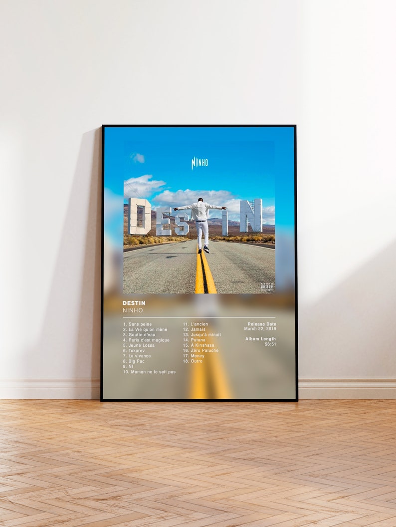 Album Poster Destin De Ninho, Rap Posters, Album Cover, Album Wall Art ...