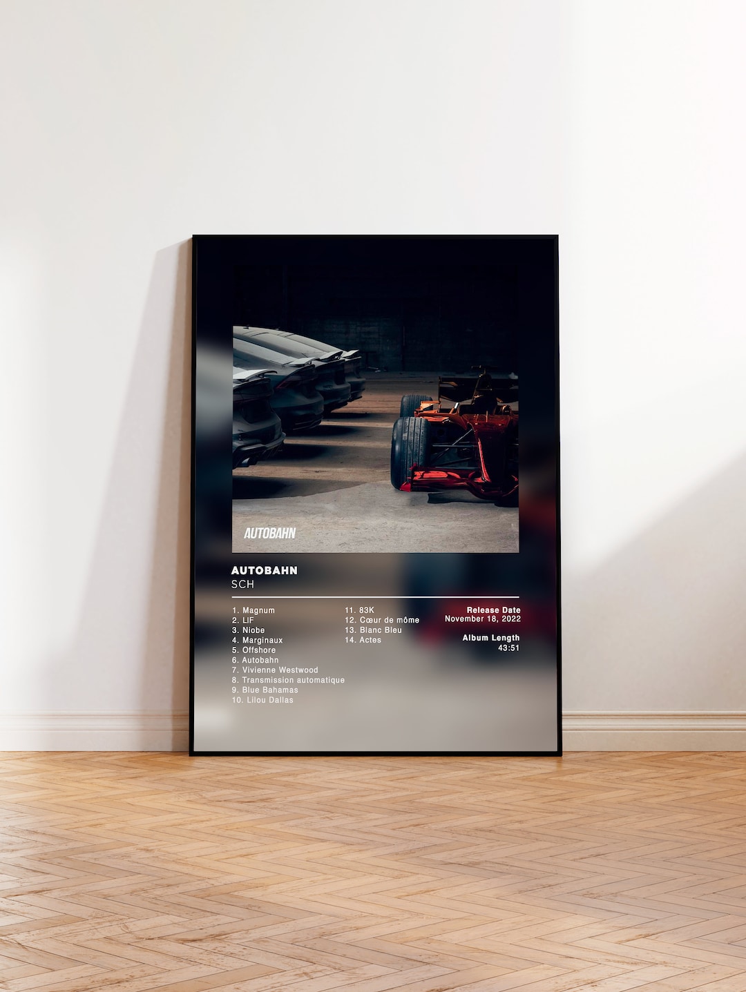 Album Poster Autobahn by SCH, Rap Posters, Album Cover, Album Wall Art, Custom Album Poster ...