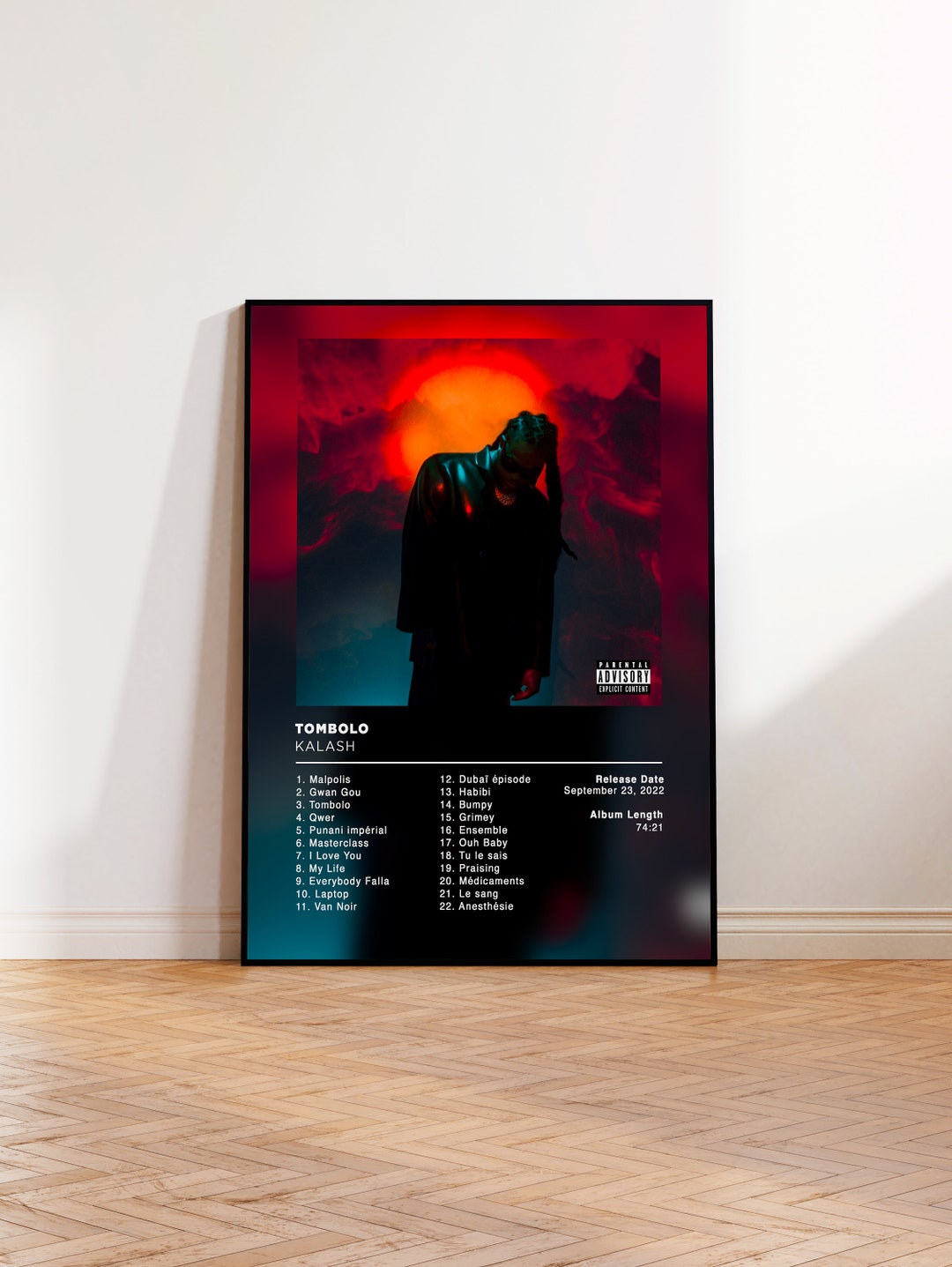 Album Poster Tombolo by Kalash, Rap Posters, Album Cover, Album Wall ...