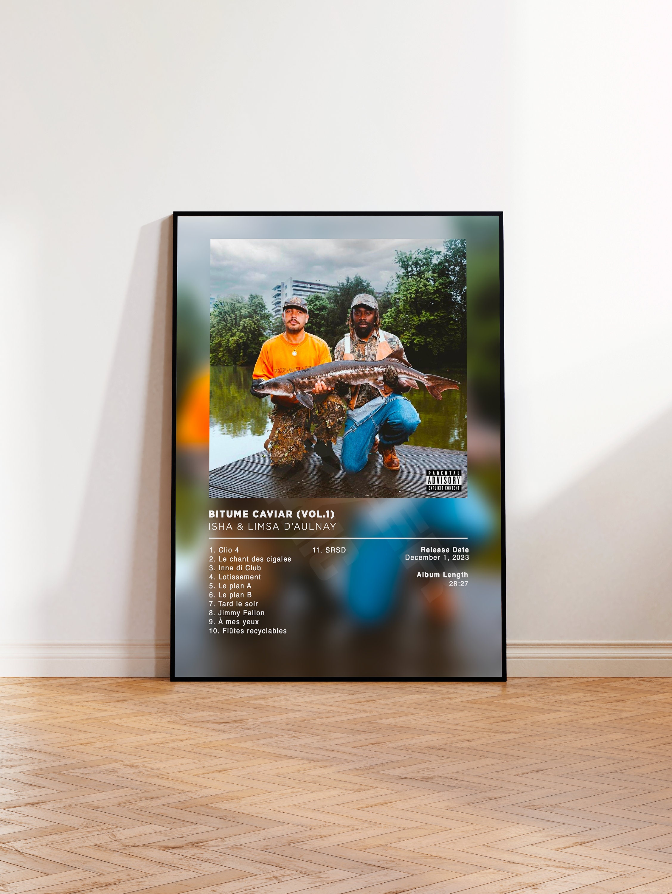 Album Poster Bitume Caviar Vol.1 de Isha & Limsa d'Aulnay, rap posters ...