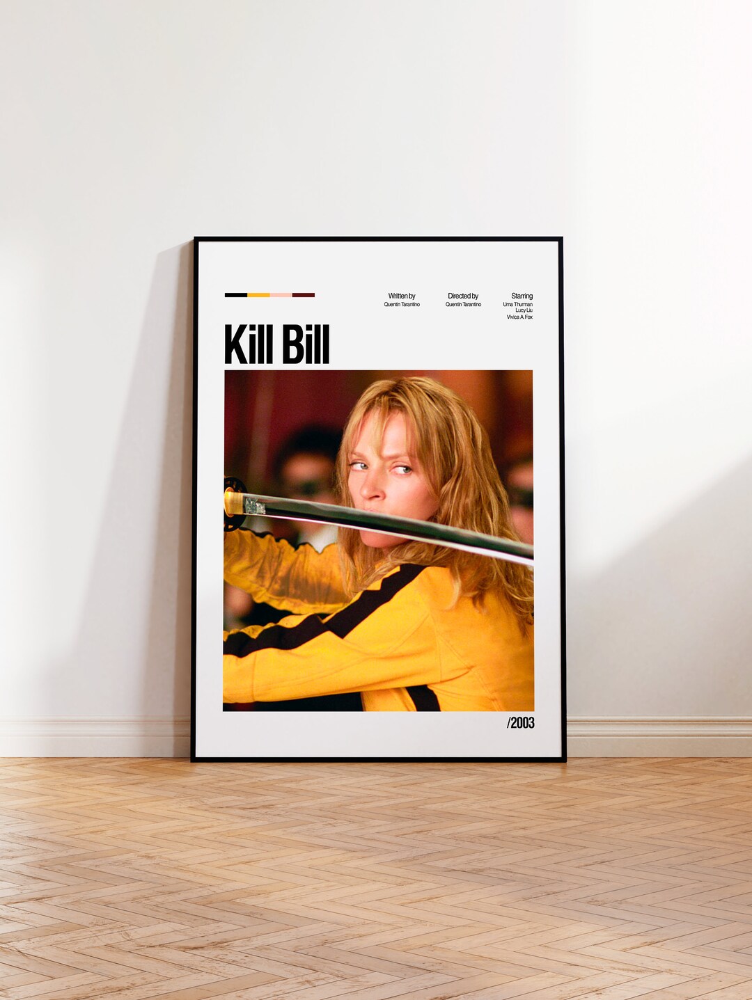 Kill Bill Film Poster, Minimalist Movie Poster, Personalized Poster ...