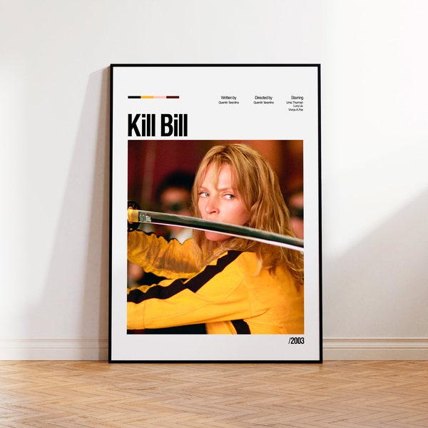 Framed Kill Bill Poster - Etsy