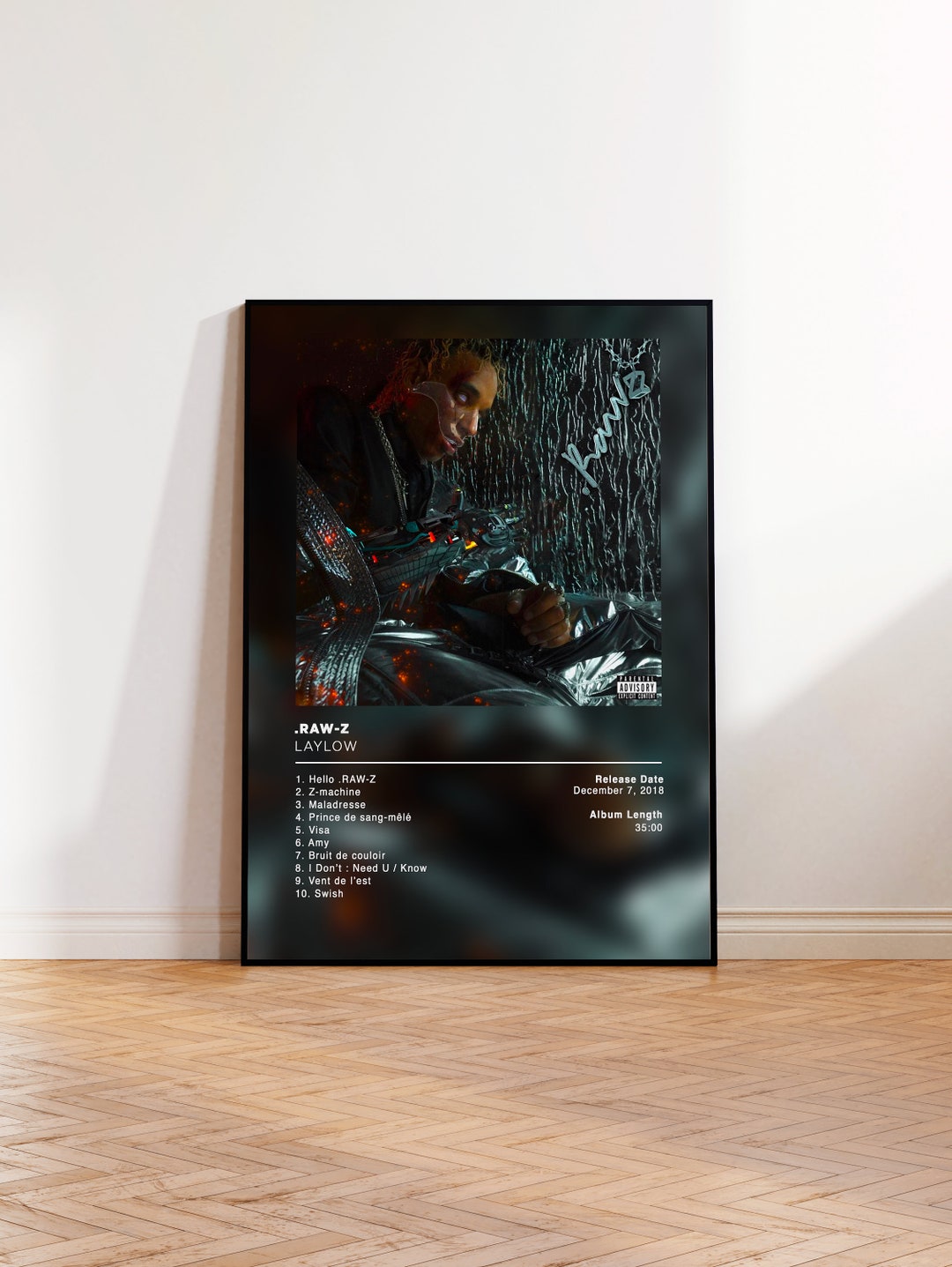 Album Poster Rawz by Laylow, Rap Posters, Album Cover, Album Wall Art, Custom Album Poster ...