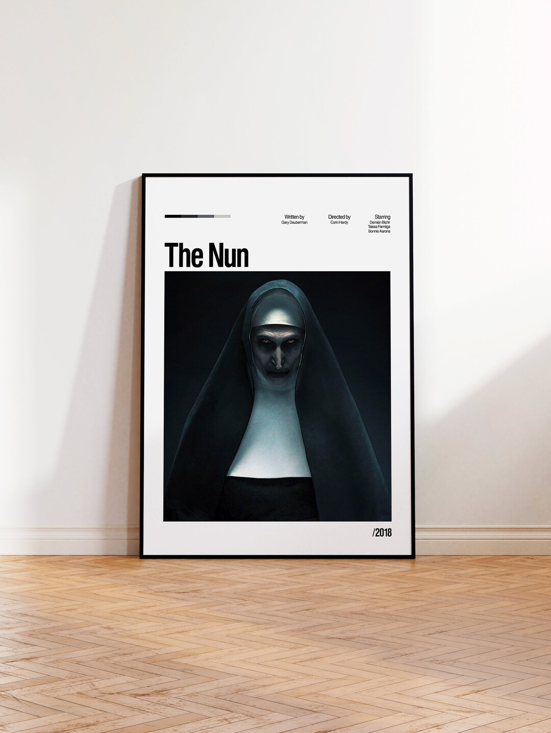 The Nun Film Poster, Minimalist Movie Poster, Personalized Poster ...