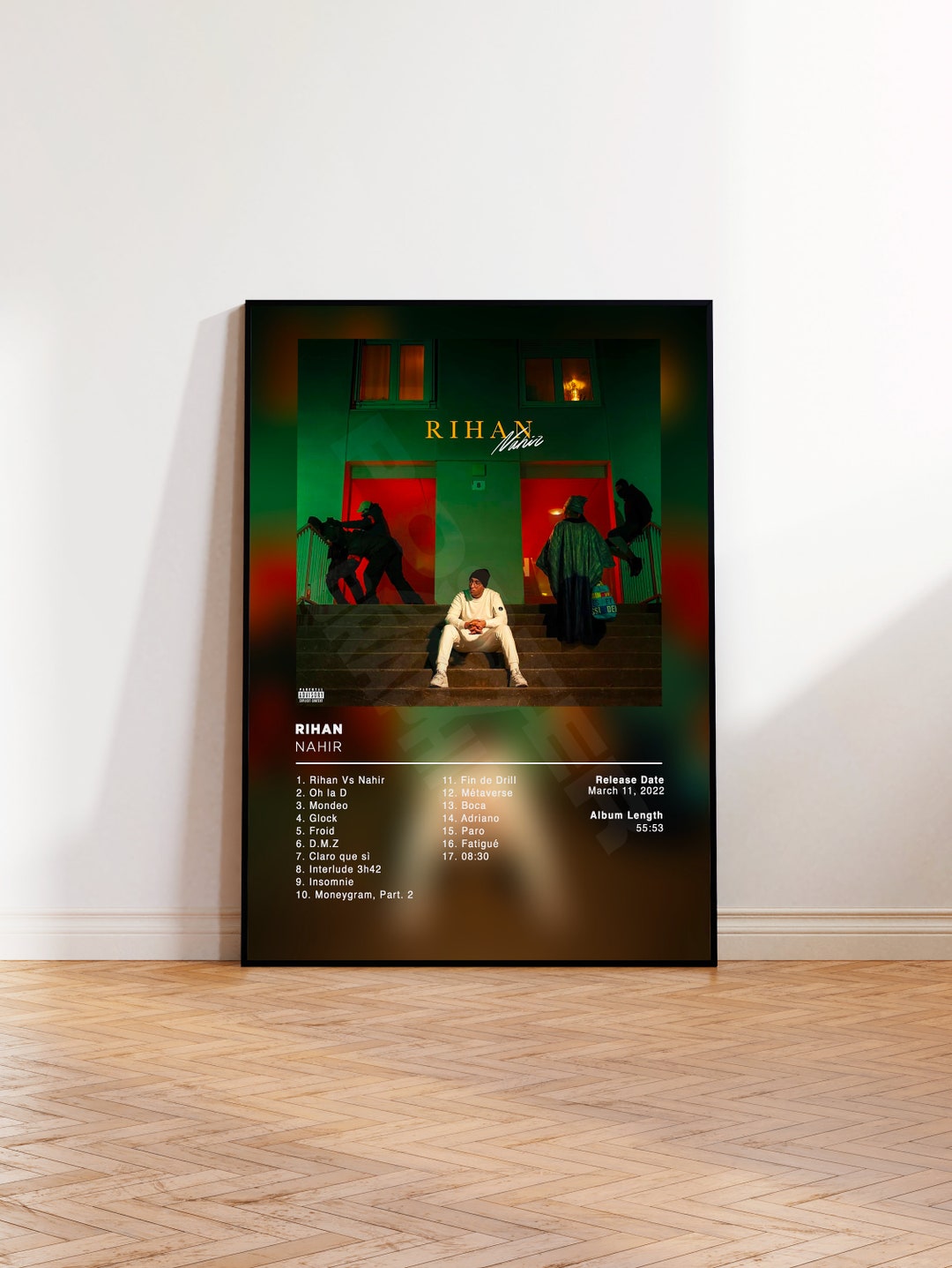 Album Poster Rihan De Nahir, Rap Posters, Album Cover, Album Wall Art ...