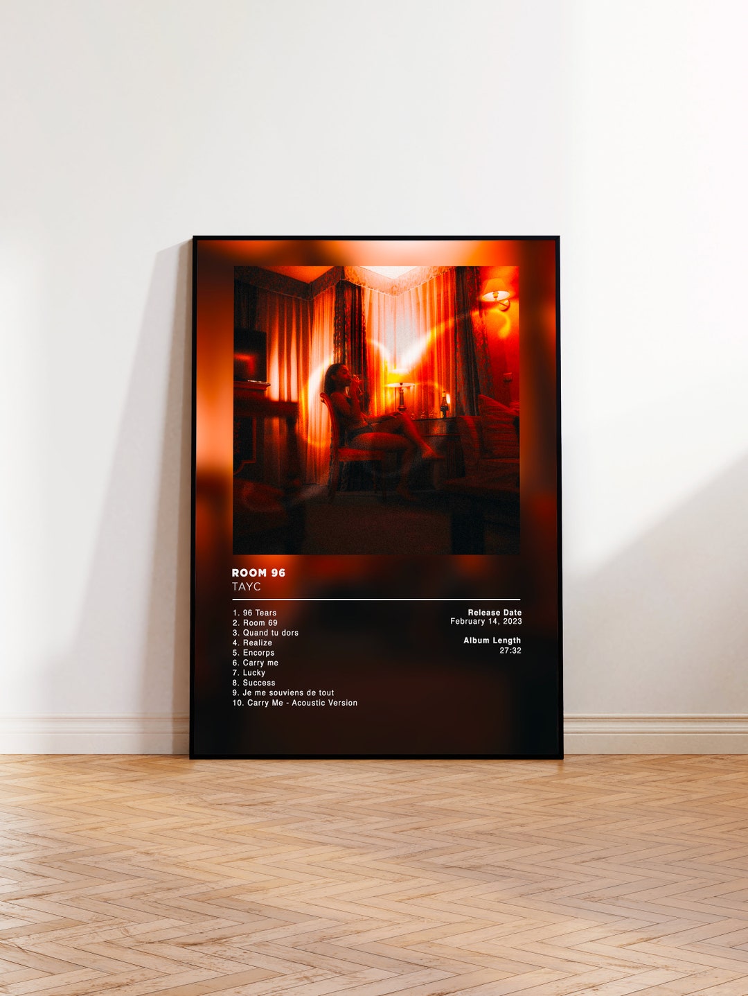Album Poster Room 96 by Tayc, Rap Posters, Album Cover, Album Wall Art ...