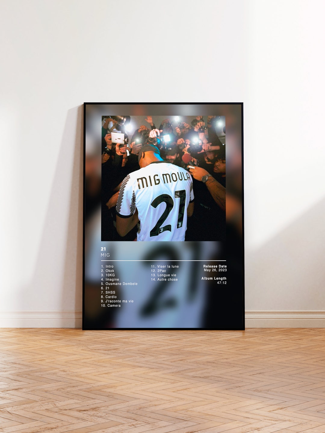 Album Poster 21 by MIG, Rap Posters, Album Cover, Album Wall Art ...