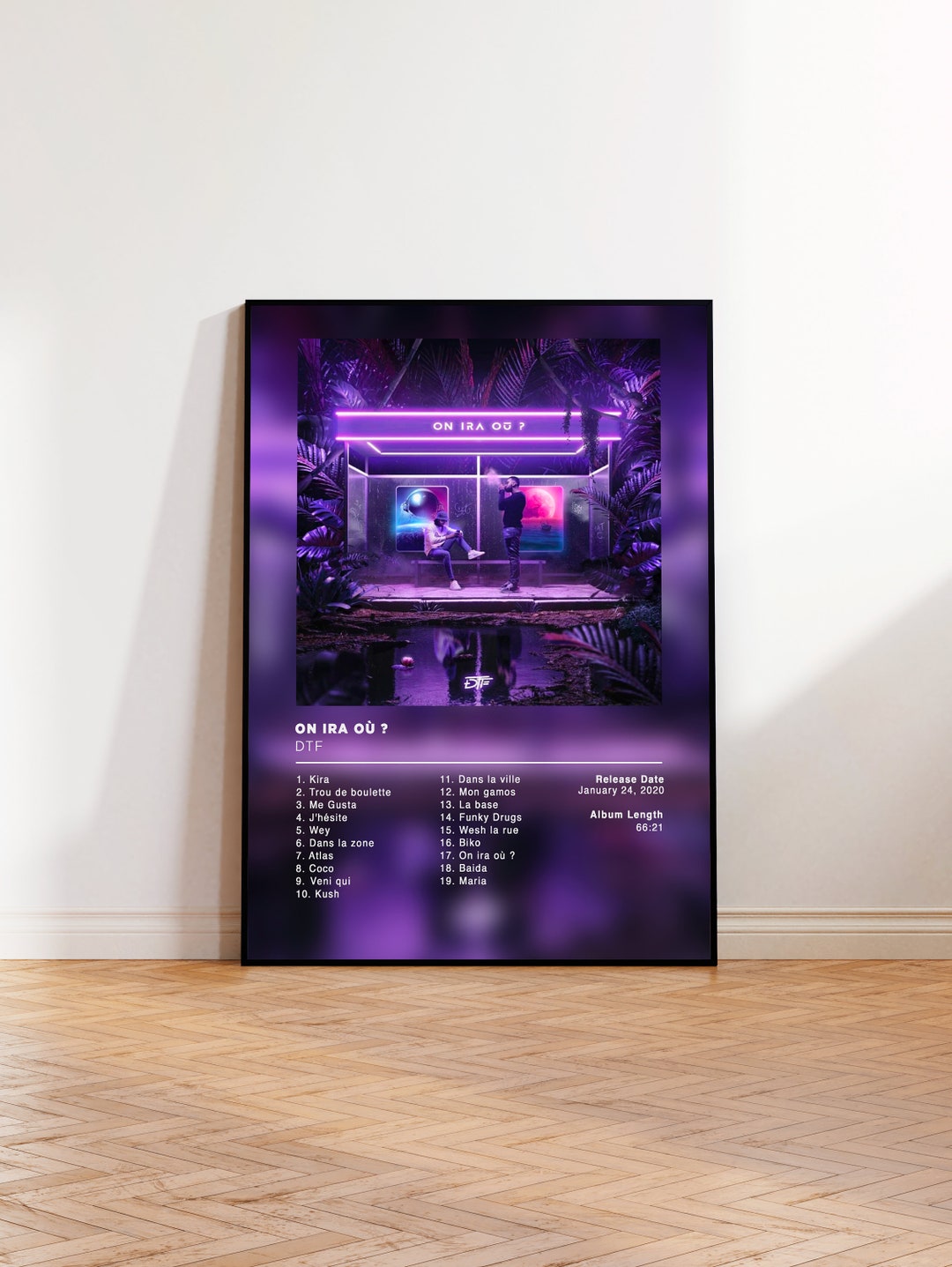 Album Poster on Ira Ou by DTF, Rap Posters, Album Cover, Album Wall Art ...