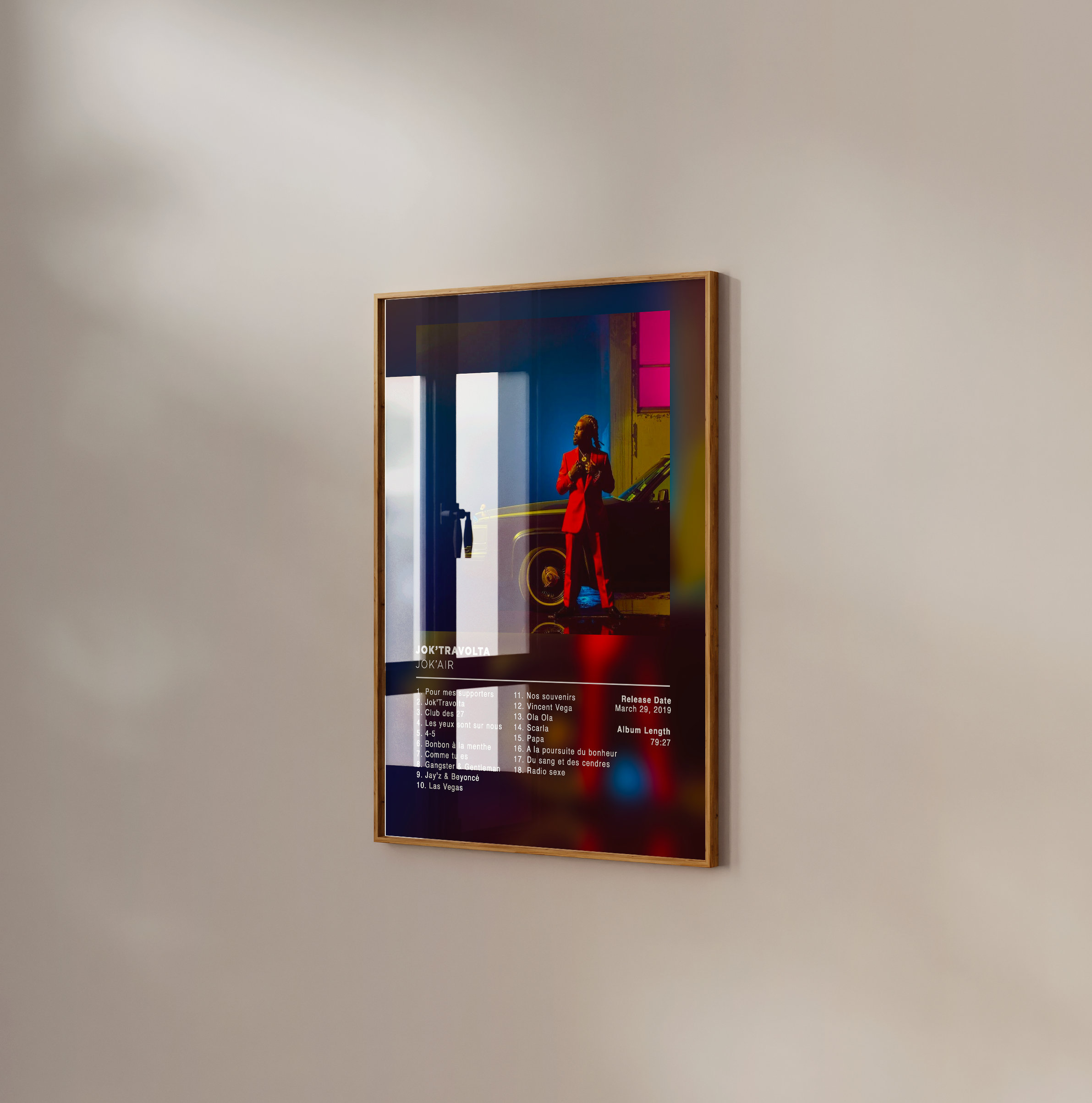 Album Poster Jok'travolta by Jok'air Rap Posters - Etsy