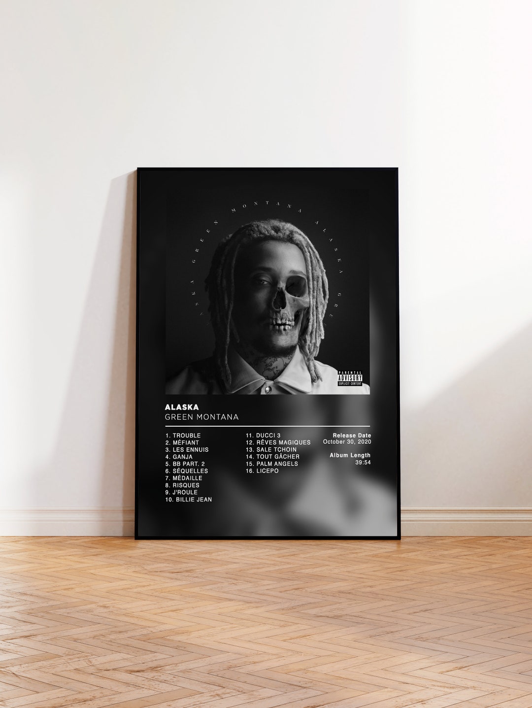 Album Poster Alaska by Green Montana, Rap Posters, Album Cover, Album ...