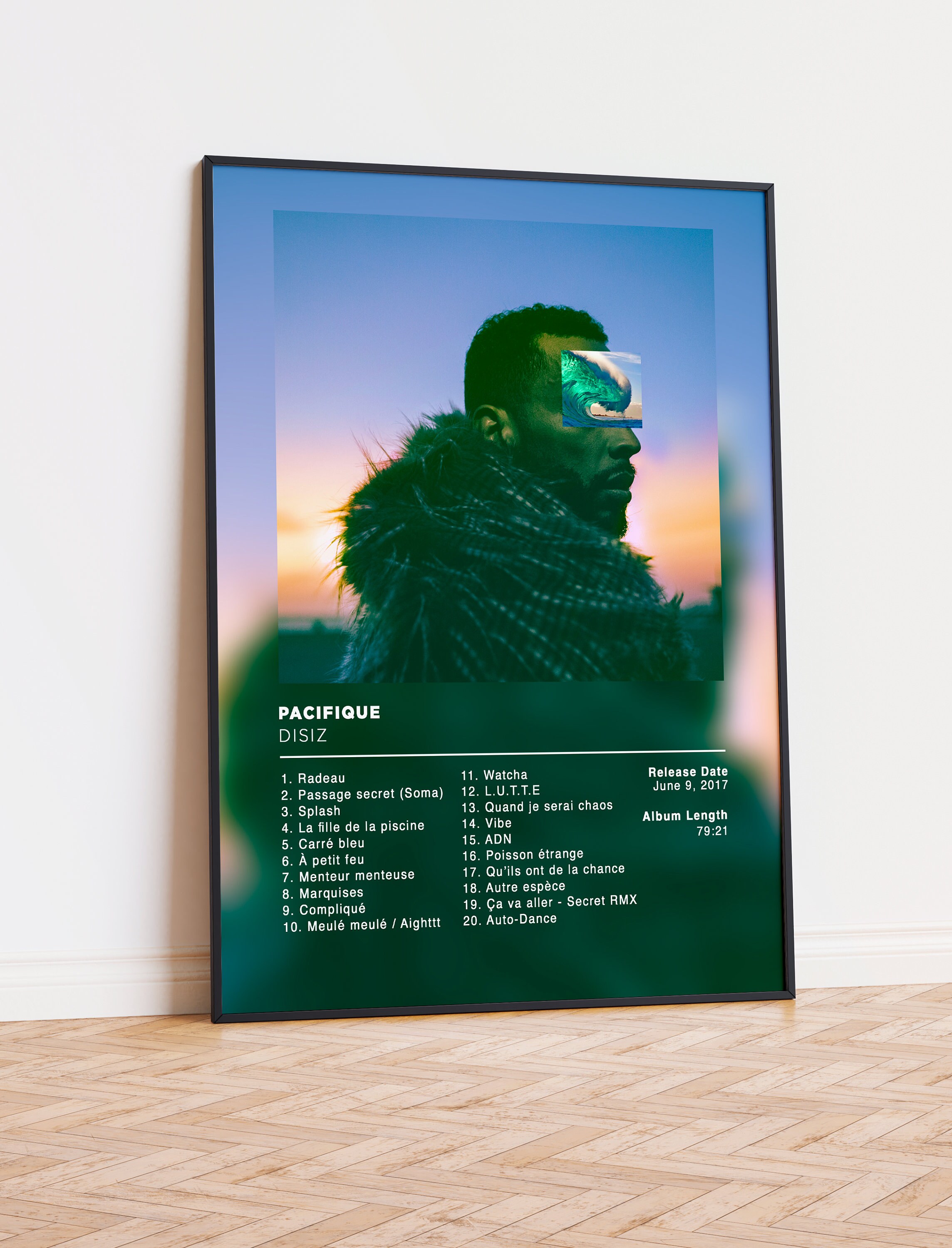 Album Poster Pacifique de Disiz, rap posters, album cover, album wall ...