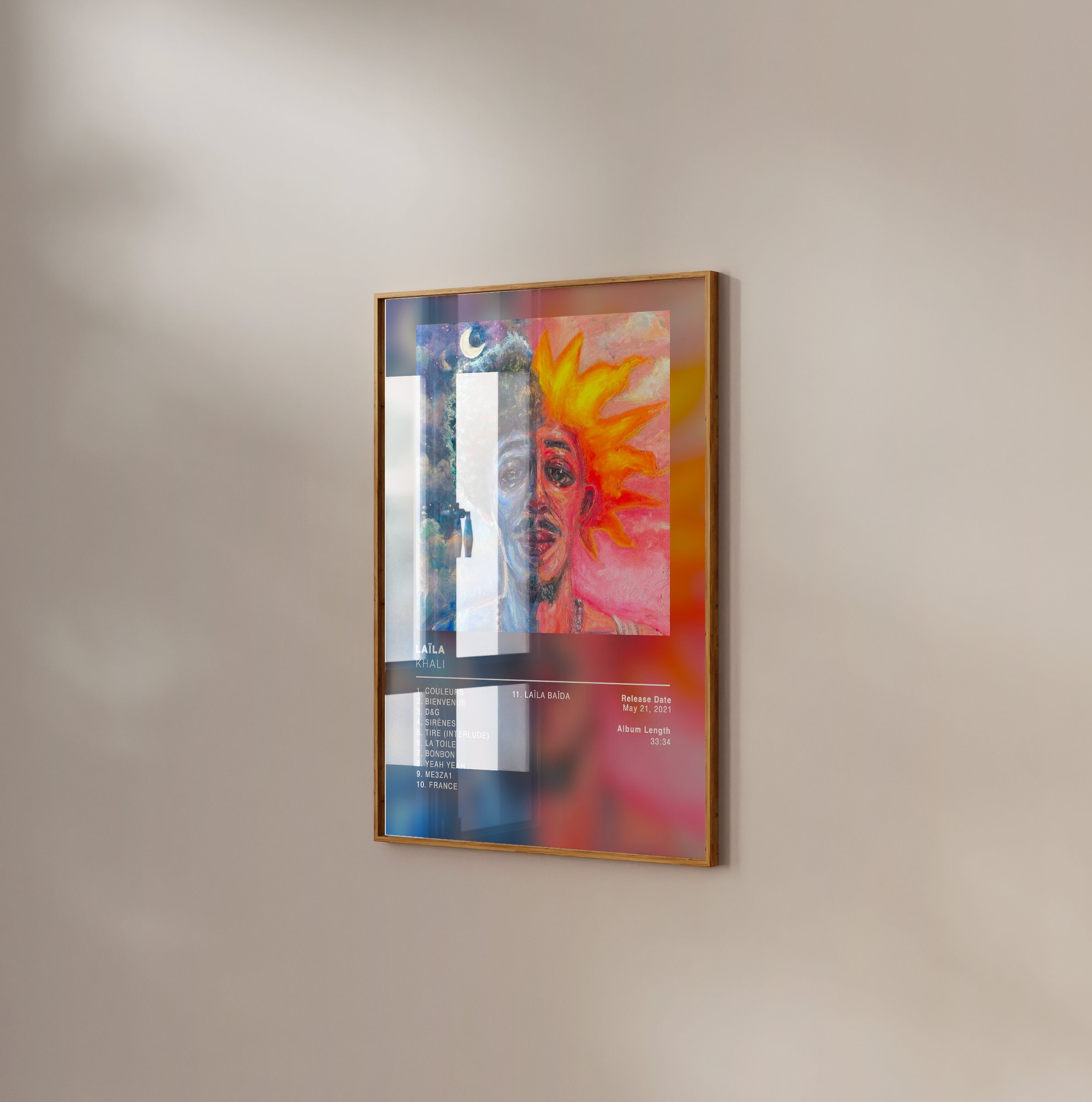 Album Poster Laila by Khali Rap Posters Album Cover Album - Etsy