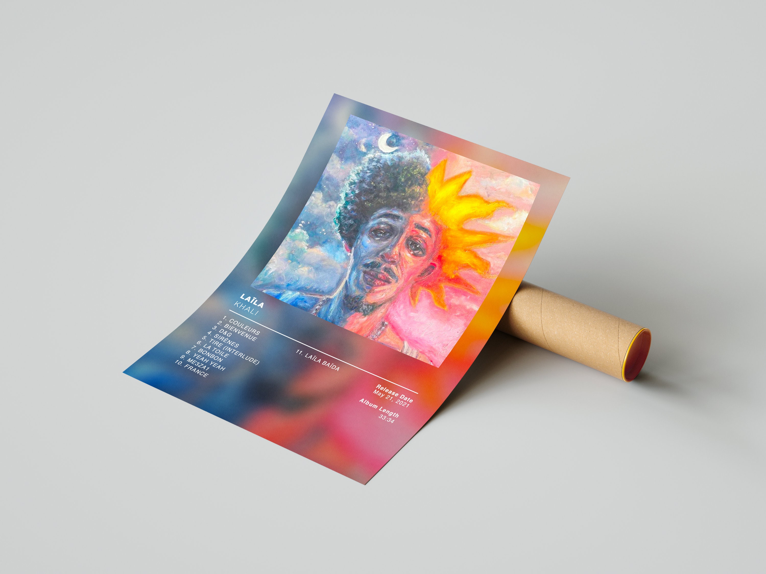 Album Poster Laila by Khali Rap Posters Album Cover Album - Etsy