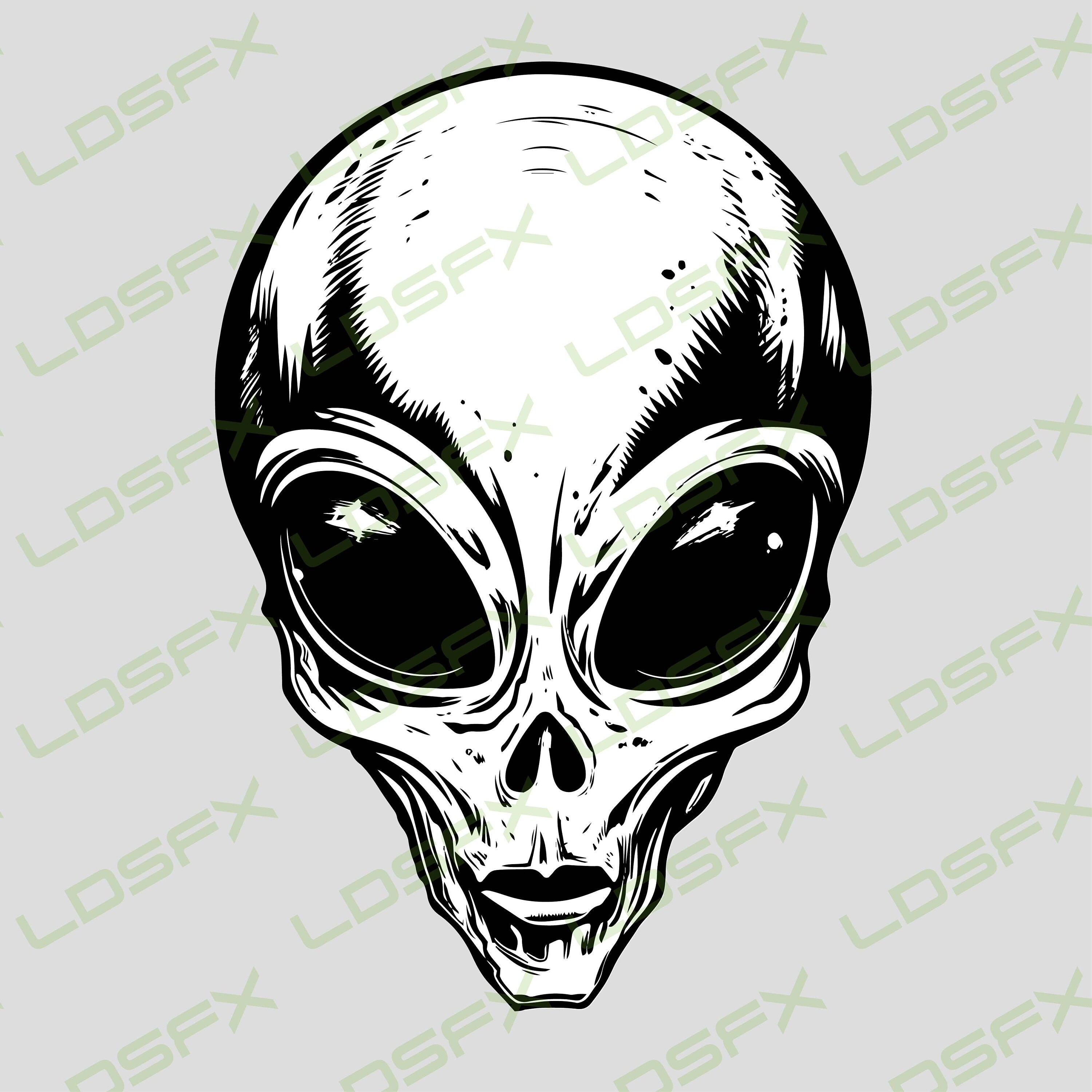Alien, Clipart, Vector, SVG, Vector Image for T-shirt Printing ...