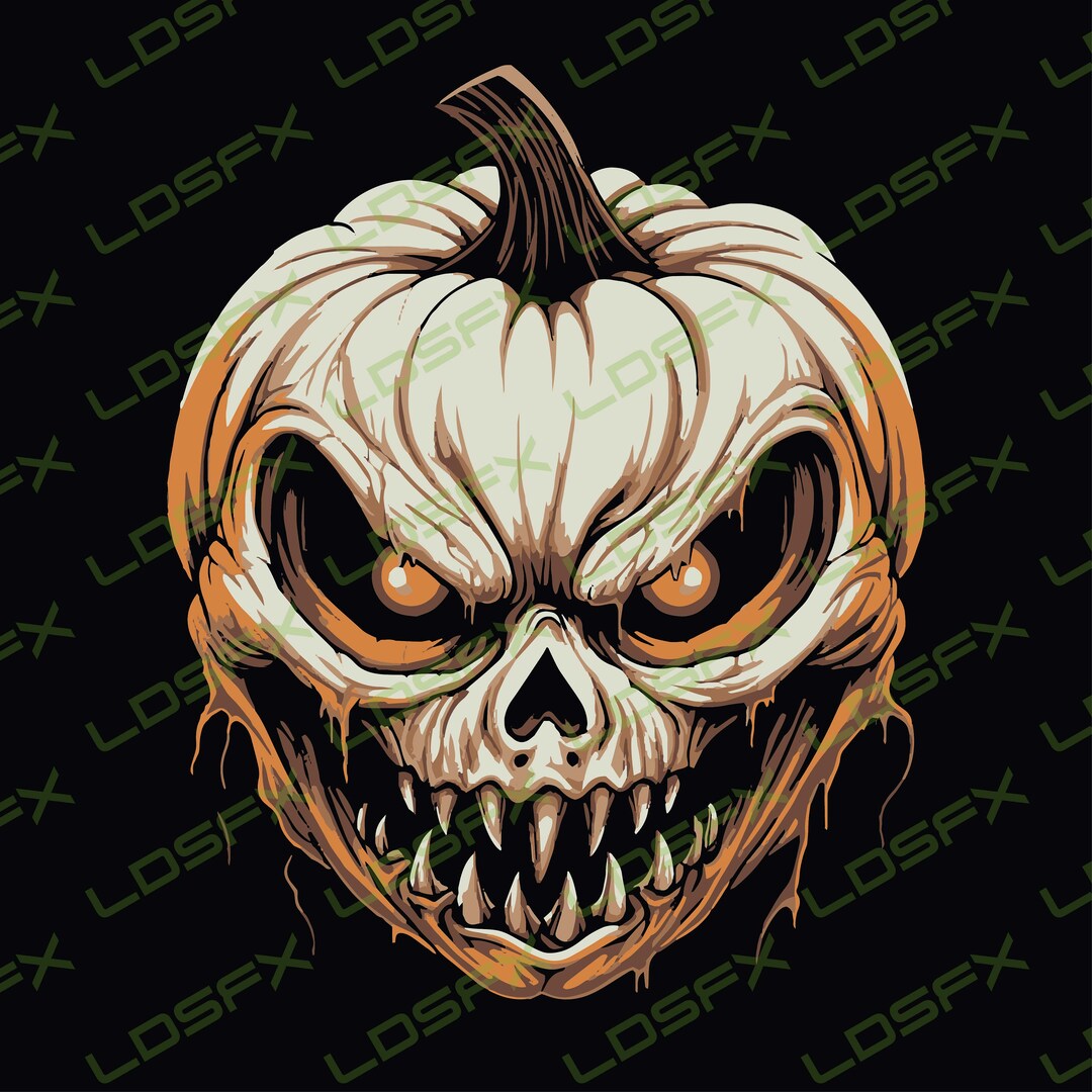 Pumpkinhead, Clipart, Vector, SVG, Vector Image for T-shirt Printing ...