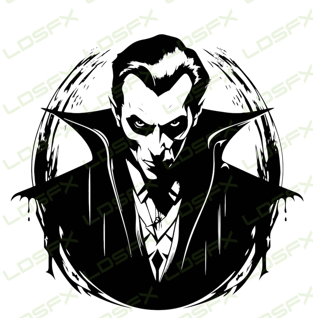 Dracula, Clipart, Vector, SVG, Vector Image for T-shirt Printing ...
