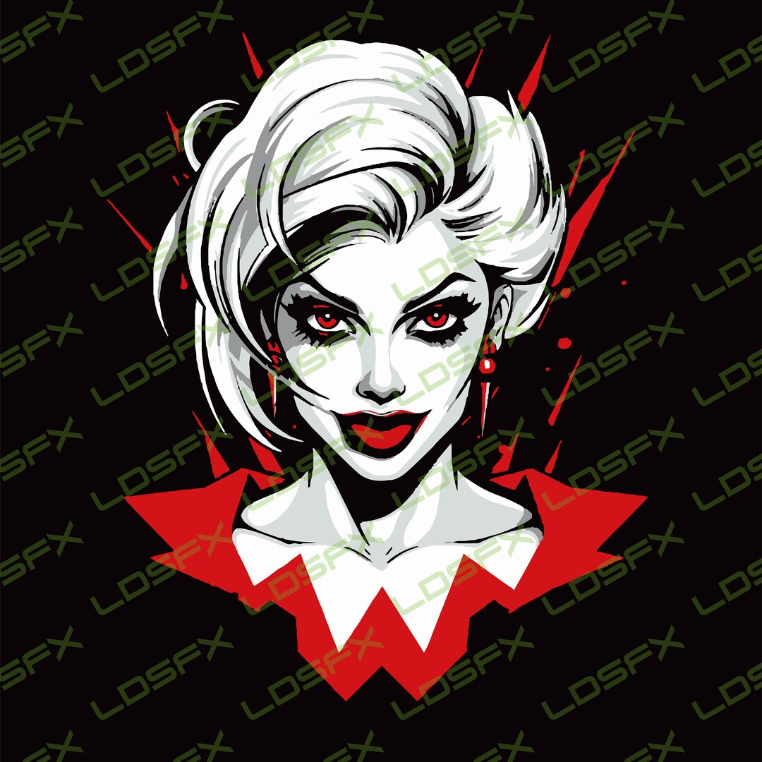 Crazy Clown Girl, Clipart, Vector, SVG, Vector Image for T-shirt ...