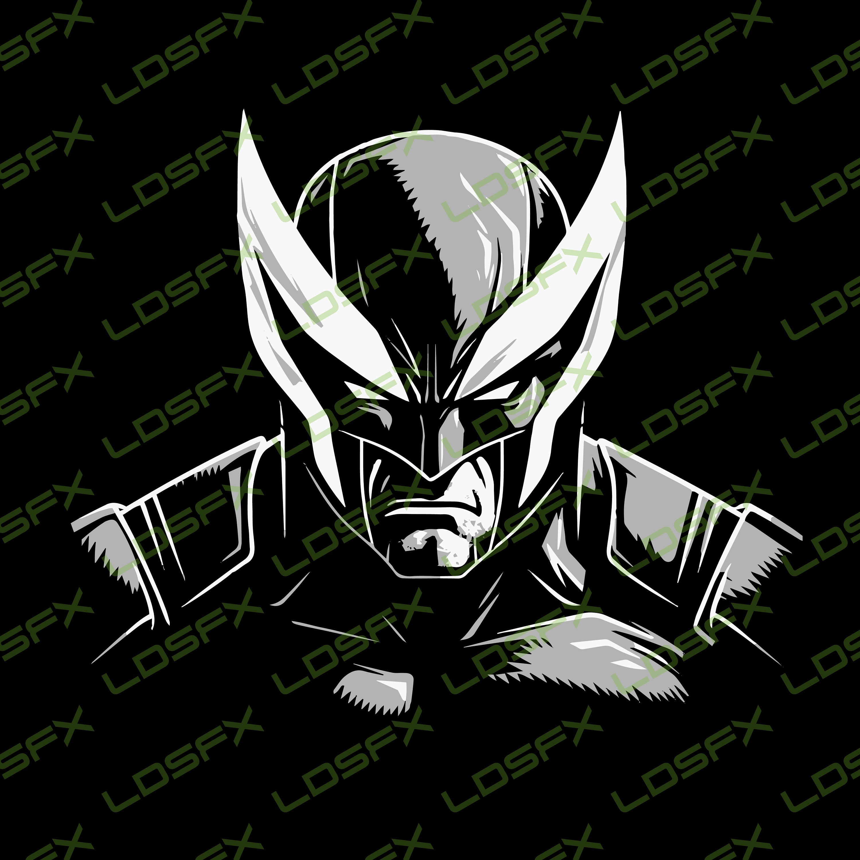 X Wolf, Clipart, Vector, SVG, Vector Image for T-shirt Printing ...