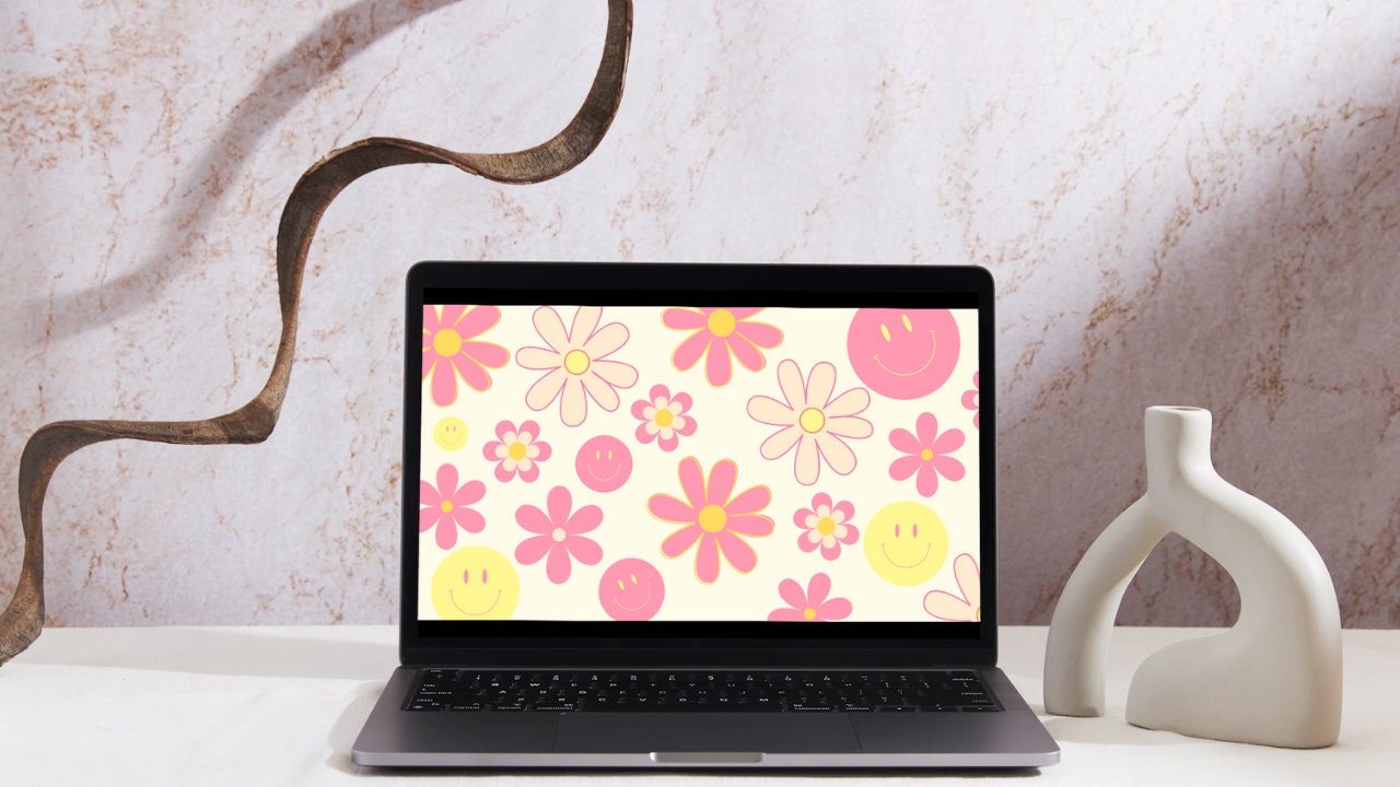 Pink Virtual Meeting Zoom Backgrounds 7 Options - Etsy