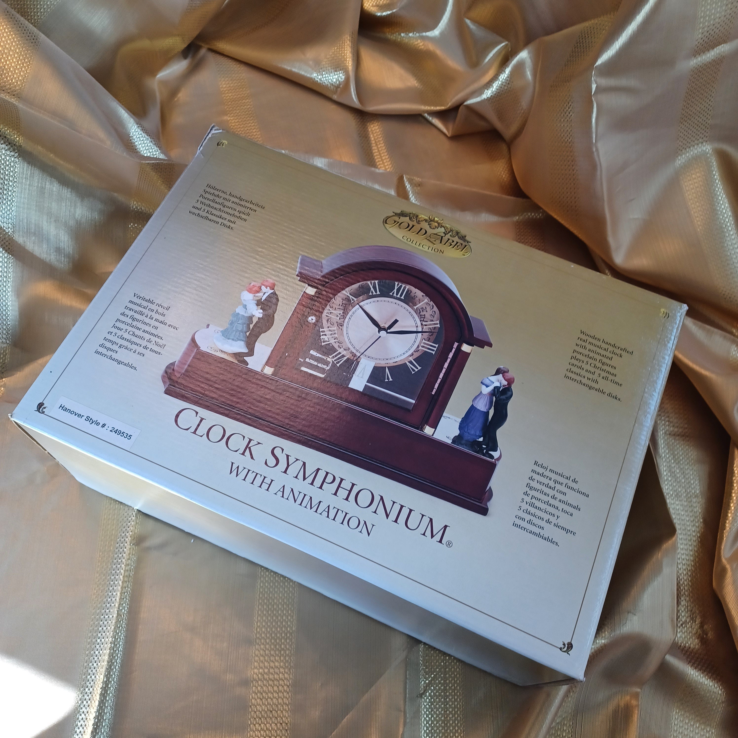 Vintage Musical Clock Symphony With Animation - Etsy