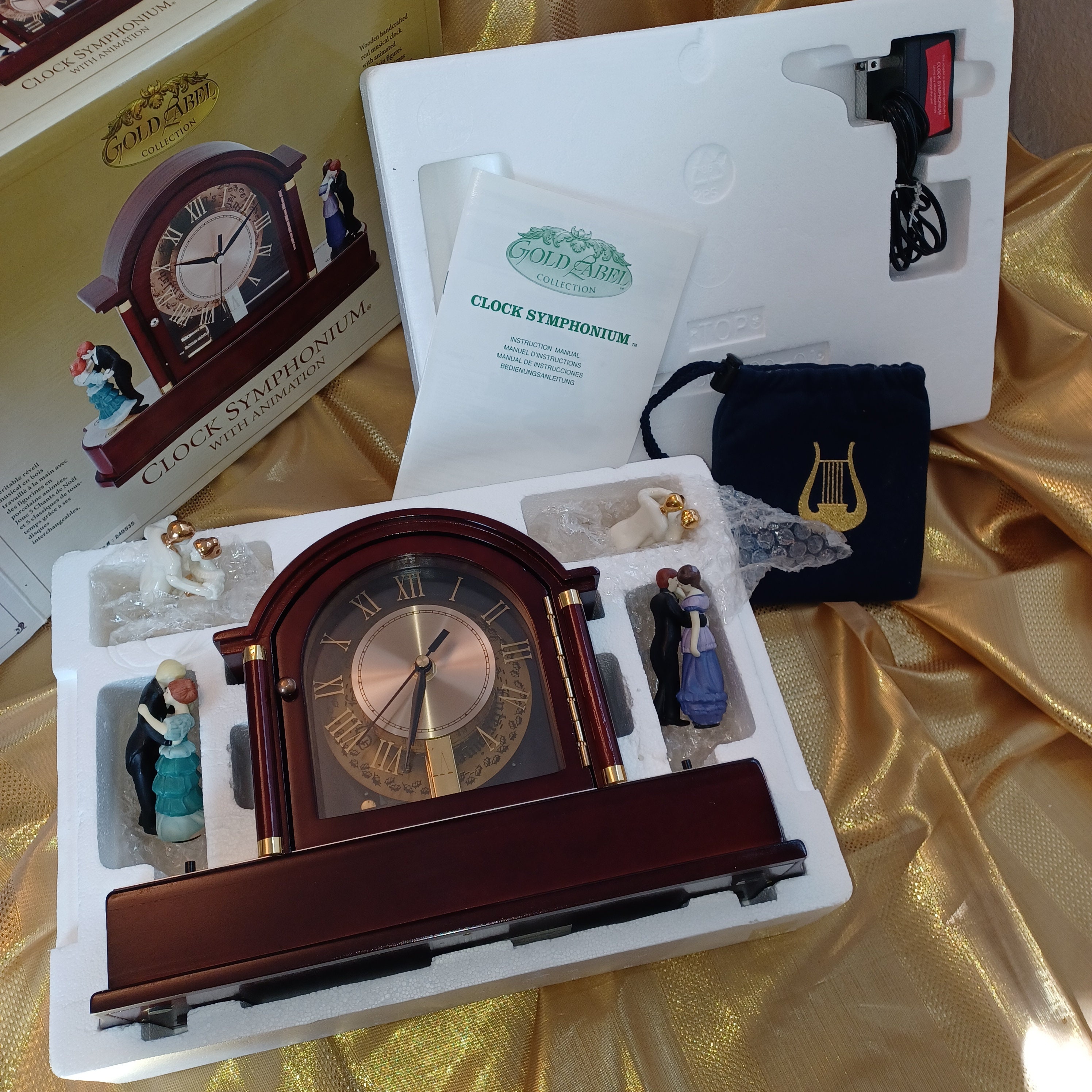 Vintage Musical Clock Symphony With Animation - Etsy