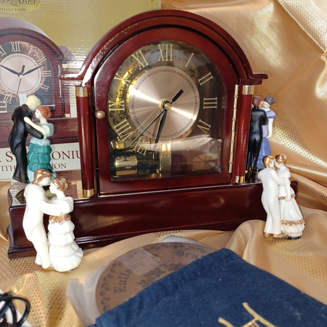 Vintage Musical Clock Symphony With Animation - Etsy