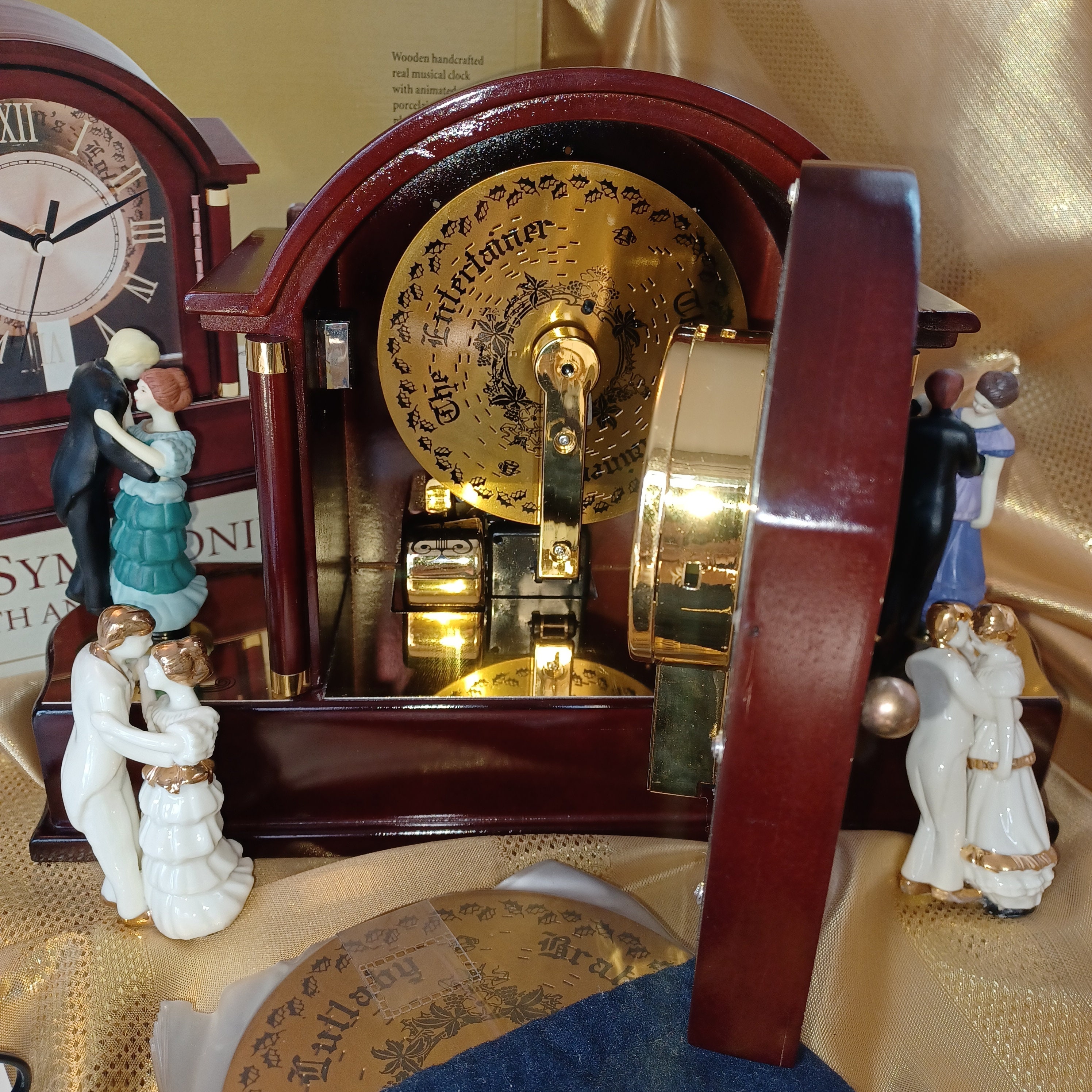 Vintage Musical Clock Symphony With Animation - Etsy